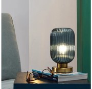 ONLI - Stolní lampa DOROTY 1xE27/22W/230V modrá/zlatá