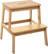 Stolička, 2-stupňová stolice, bambus, pomocník, žebřík