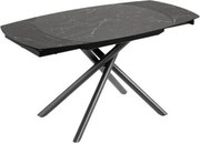 Rozkládací jídelní stůl s přídavnou deskou s keramickou deskou 100x130 cm Yodalia – Kave Home