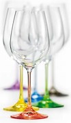 Crystalex Sklenice na víno Viola Rainbow 350 ml 6 ks