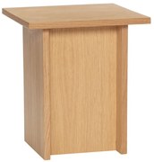Odkládací stolek v dekoru dubu 35x35 cm Straight – Hübsch