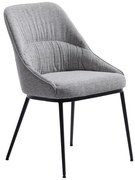 Šedé jídelní židle v sadě 2 ks Meridian – Unique Furniture