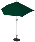 Slunečník půlkruh Parla 270 cm se stojanem - polyester/hliník - zelená