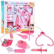 RKToys Krásný lékařský set v růžové barvě