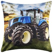 TP 3D povlak 45x45 - Traktor modrý
