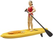 Figurka bruder 62785 bworld paddleboard s figurkou ženy