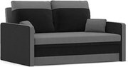 Rozkládací pohovka MILTON model 2 Šedá/černá