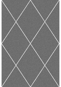 Koberec Morocco Royal Rhombs dark grey/cream 160x230cm