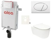 Cenově zvýhodněný závěsný WC set Alca k zazdění + WC Glacera Alfa SIKOAA1