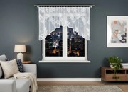Dekorační oblouková krátká záclona na žabky KAJA 250x100 cm MyBestHome