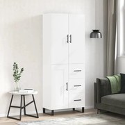 Skříň highboard bílá 69,5 x 34 x 180 cm kompozitní dřevo 3196035