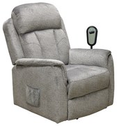Idea Relaxační křeslo COMFORT šedé