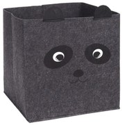 Úložný box Bear, 32x32x32 cm, tmavě šedá