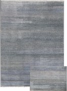 Ručne viazaný kusový koberec Diamond DC-MCN Silver / light blue, 180x275, šedá, chodba / predsieň, Diamond Carpets India