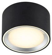 Nordlux 47540103 Fallon, stropní LED 5,5W 2700K, tříkrokové stmívání, černá, 10x6cm