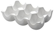 Bílý porcelánový stojan na vajíčka Maxwell &amp; Williams Basic