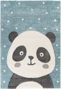 Kayoom Dětský koberec s motivem (panda / modrá, 80 x 150 cm)