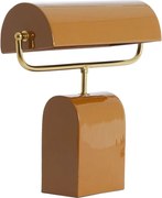 Oranžová kovová stolní lampa (výška 38 cm) Cardona – Light & Living