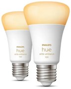 LED žárovka E27 Philips Hue 2ks 8W (75W) White Ambiance (2200-6500K) stmívatelná