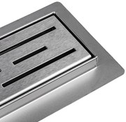 BPS-koupelny Sprchový odtokový žlab DL01 CLASSIC G2 HYD-2646 50 cm, satén