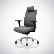Ergonomická kancelářská židle tmavě šedá VECTOR