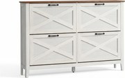 Botník Trina 127 cm krémový/hnědý