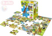 EFKO Baby Puzzle BIG V ZOO velké dílky skládačka set 24 dílků 68x47cm v krabici ef54615