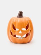 Sinsay - Halloweenská keramická lucerna na čajovou svíčku ve tvaru dýně - oranžová