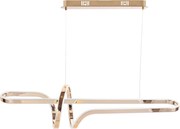 Toolight Toolight, LED stropní osvětlení 98cm, 100W, 4000K, G039-CP, zlatá lesklá, OSW-06306