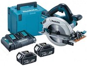 Makita Nářadí - 18V AKU okružní pila 190 mm, 2x aku 5,0 Ah LXT, nabíječka DHS710PT2J