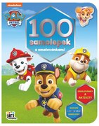 Samolepkový sešit 100 samolepek s omalovánkami Tlapoková patrola/Paw patrol 21,5x28cm