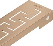 Mexen Flat, lineární podlahový žlab 50 cm, měděná matná, 1C24050