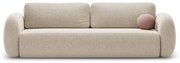 Béžová žinylková rozkládací/s úložným prostorem pohovka 262 cm Tonale – Cosmopolitan Design