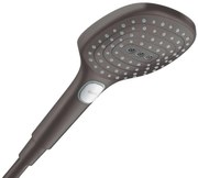 Hansgrohe Raindance Select E - Sprchová hlavice, 3 proudy, EcoSmart, kartáčovaný černý chrom 28728340