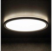 Kanlux 31505 - LED Koup. stropní svítidlo AZPO LED/22W/230V pr. 42 cm IP54 černá