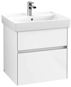 Villeroy & Boch Collaro - Umyvadlová skříňka, 55x55x44 cm, 2 zásuvky, Glossy White C00800DH