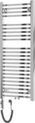 Mexen Pluton, elektrické topné těleso 1200x500 mm + topná tyč 600 W, chromová, W106-1200-500-2600-01