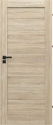 Porta doors Interiérové dveře rámové, 60 P, 60 × 197 cm, fólie, pravé, Sonoma, plné