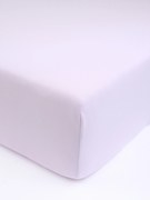MK Lůžkoviny Jersey prostěradlo s elastanem 140 × 200 cm – lila