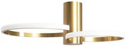 Toolight Křišťálové stropní svítidlo APP1403-CW Brush Gold