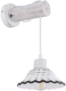 Globo 54050w nástěnné svítidlo jowita 1x40w | e27 - černá, bílá