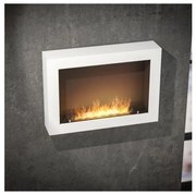 InFire InFire - Nástěnný BIO krb 80x56 cm 3kW bílá IF0011