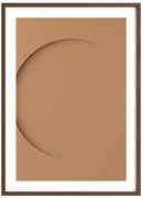 Idealform Poster no. 5 Round composition Barva: Terracotta, Velikost: 500x700 mm