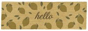 Rohožka z kokosového vlákna 40x120 cm Hello Lemons – Artsy Doormats