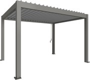 Biohort Pergola 4 x 3 křemenově šedá/stříbrná 404,5 x 312 cm