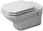 Duravit 1930 - Závěsné WC, WonderGliss, bílá 01820900001