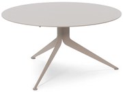 Taupe kovový kulatý konferenční stolek ø 76 cm Daley – Spinder Design