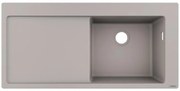 Hansgrohe Dřezy - Vestavný granitový dřez S514-F450, betonová šedá 43314380