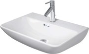 Duravit ME by Starck - Umyvadlo 60x40 cm, s přepadem, otvor pro baterii, bílá 234360AA00
