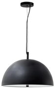 Černé závěsné svítidlo s kovovým stínidlem ø 39,5 cm Catlar – Kave Home